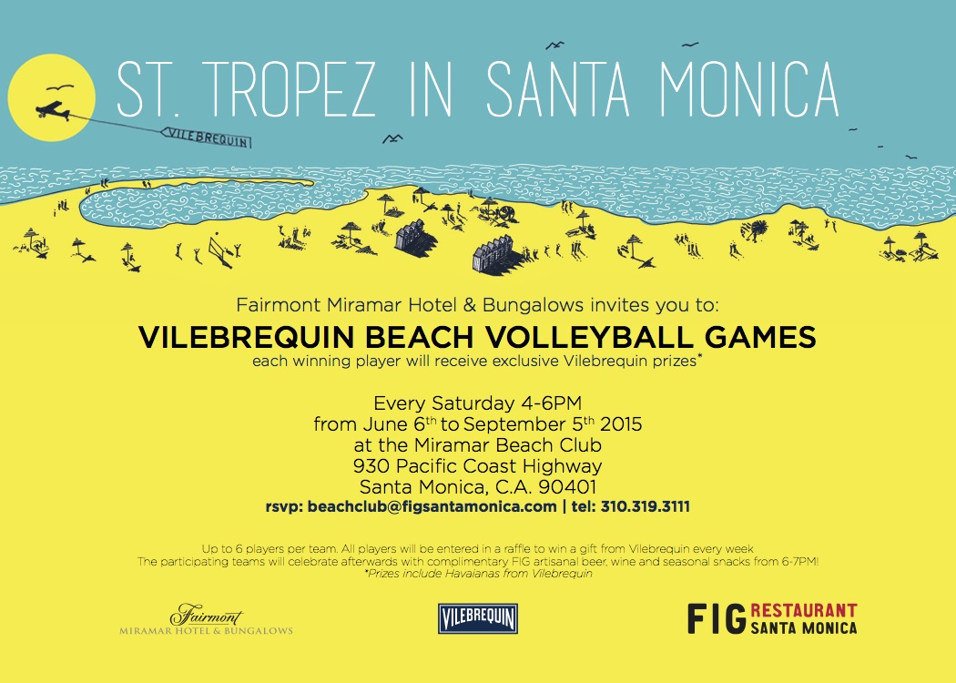 St. Tropez in Santa Monica at Fairmont Miramar Hotel & Bungalows ...
