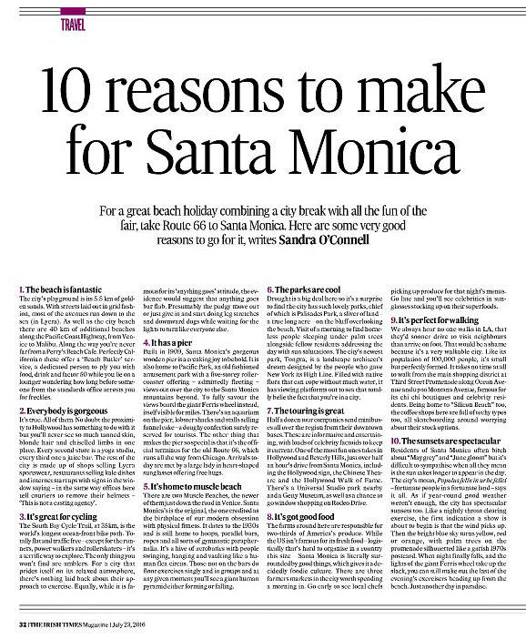 10 reasons to make for Santa Monica | Visit Santa Monica