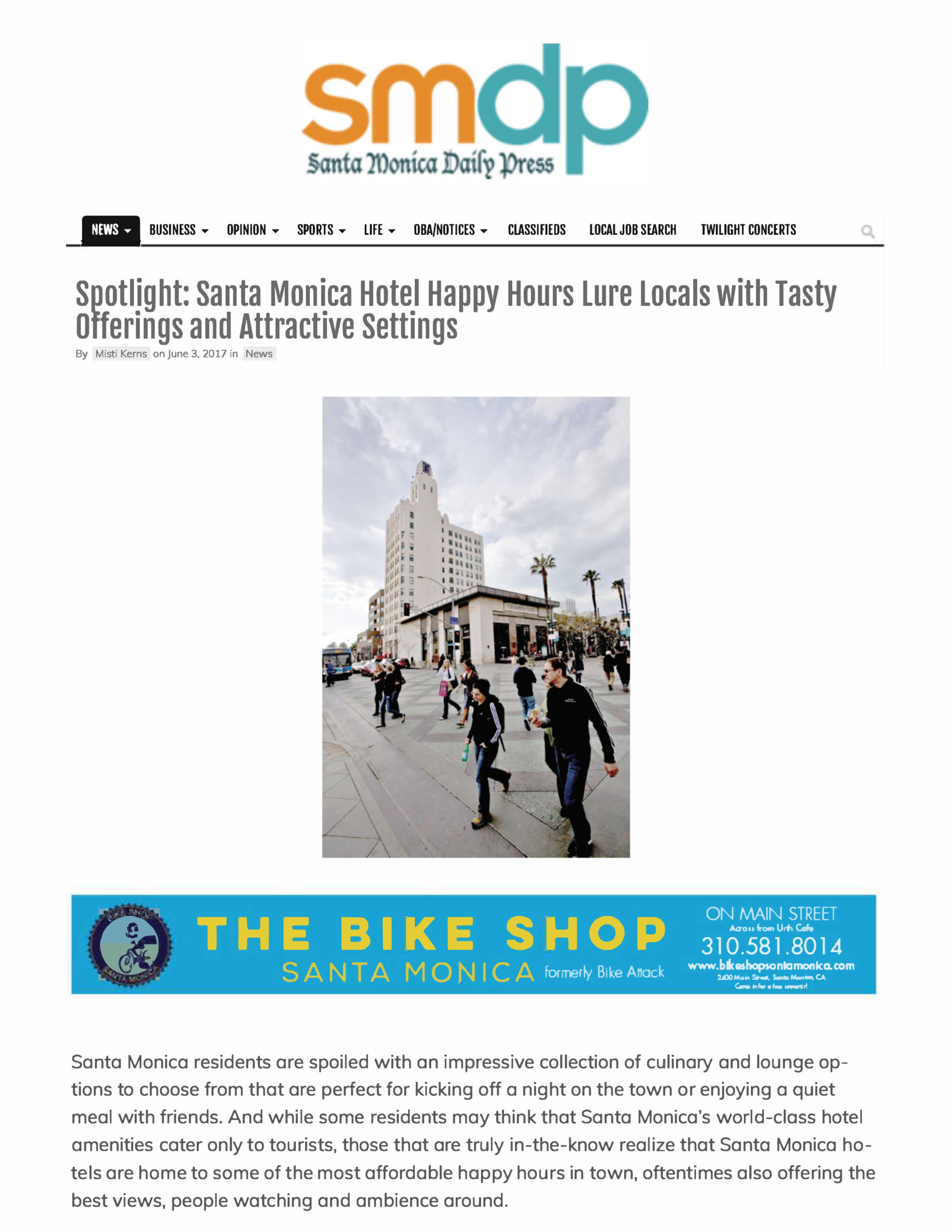 Santa Monica Hotel Happy Hours Lure Locals with Tasty Offerings | Visit ...