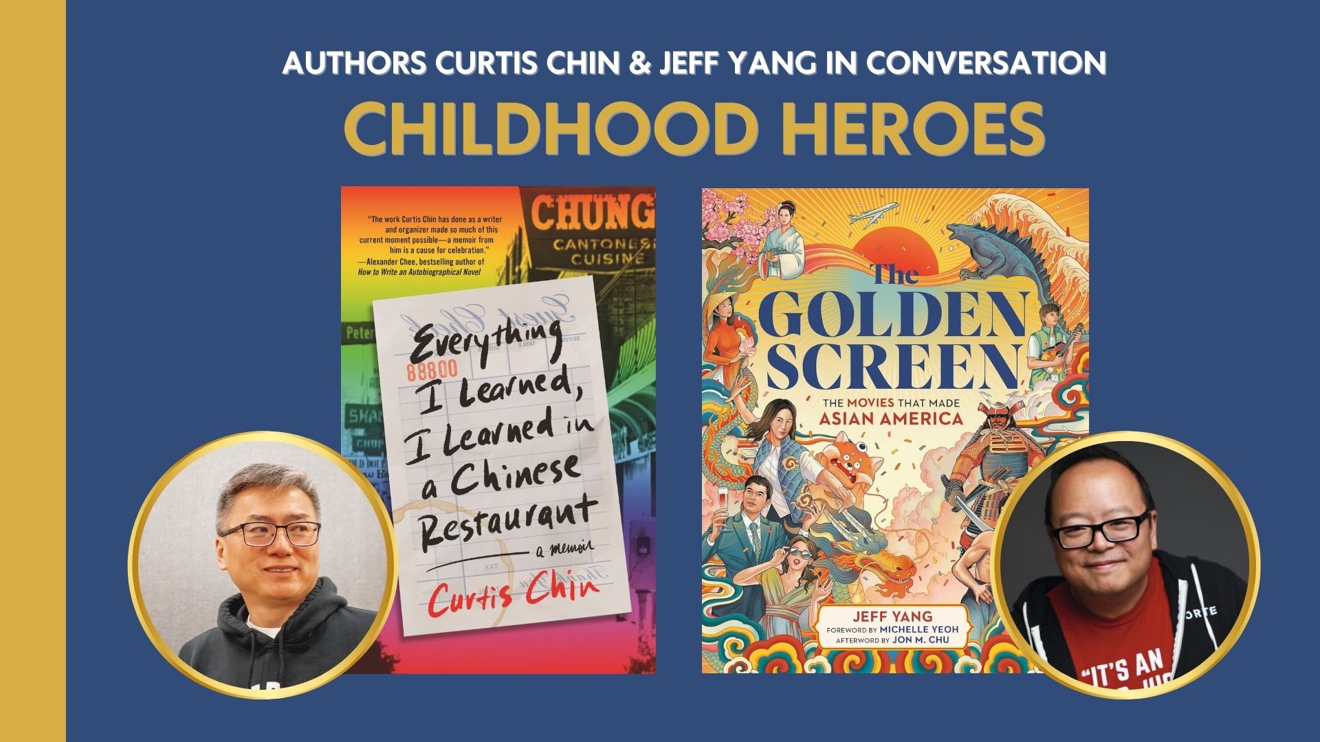 Authors Curtis Chin & Jeff Yang in Conversation: Childhood Heroes ...