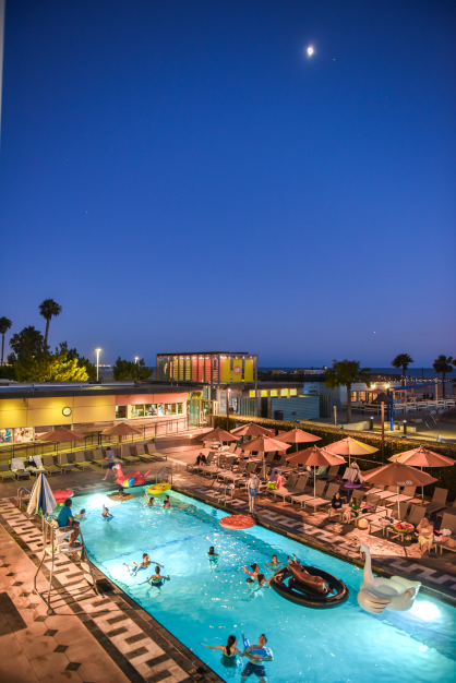 Sunset Swim | Visit Santa Monica