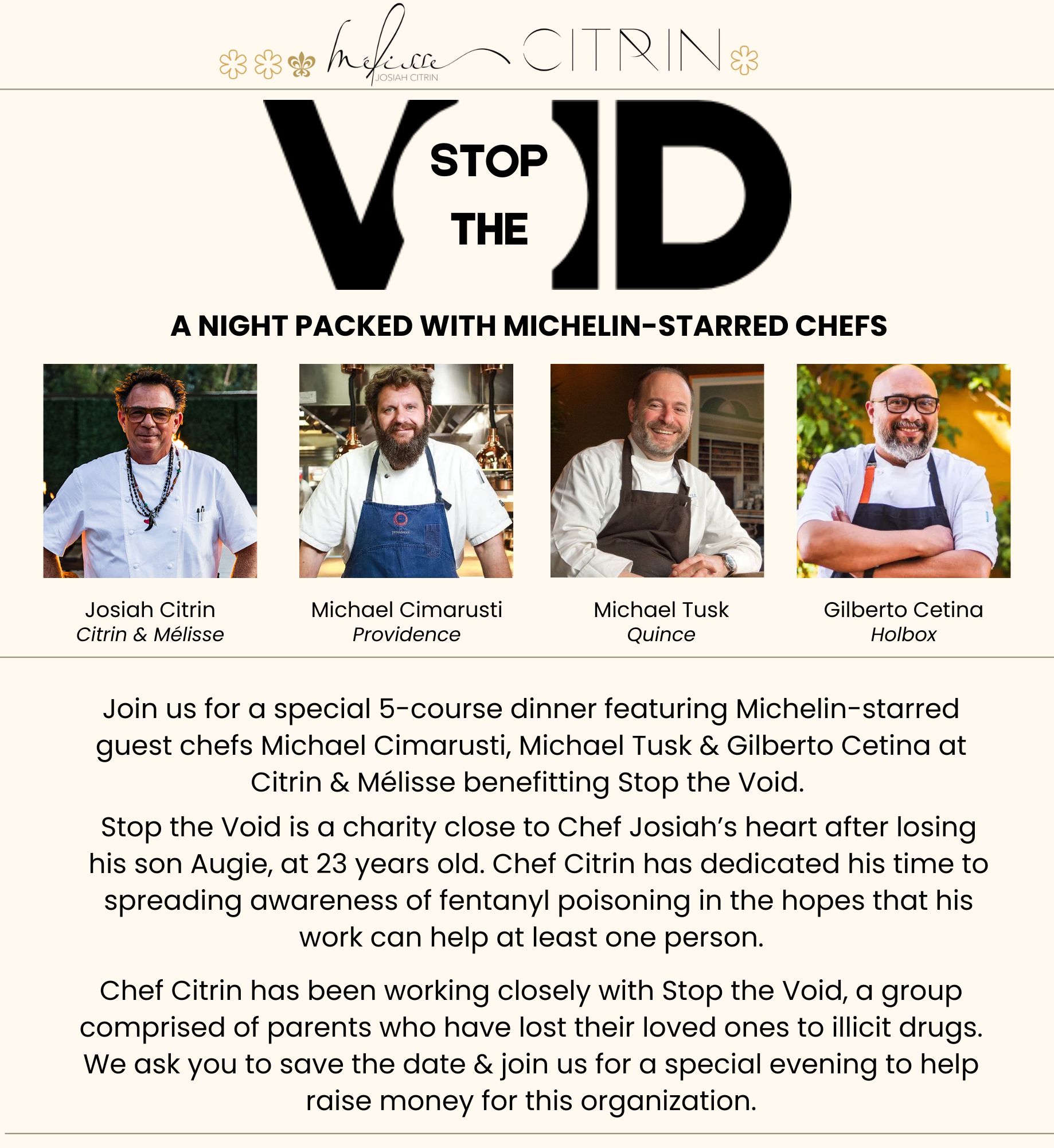 Stop the Void Charity Dinner | Visit Santa Monica